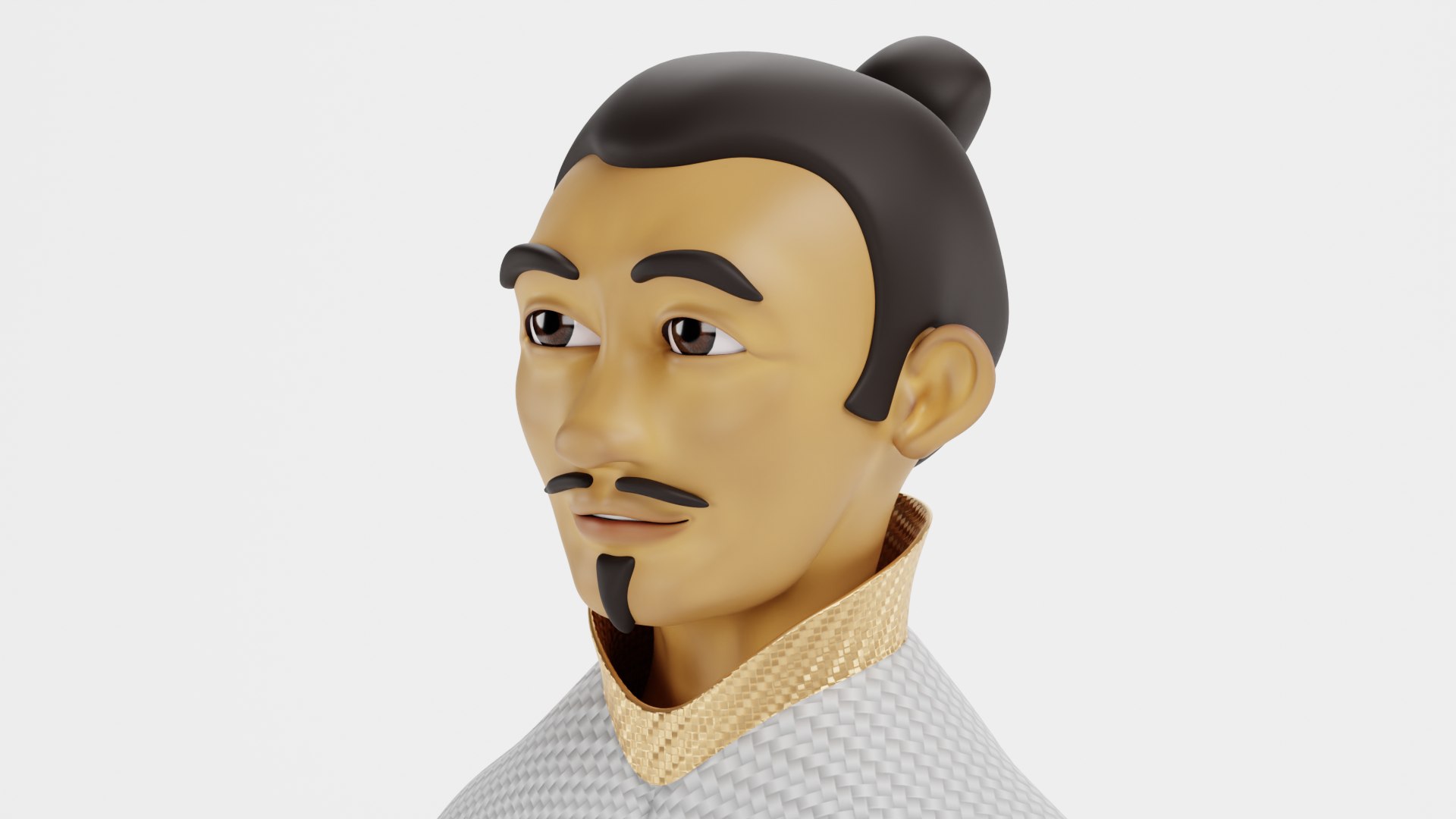 3D Cartoon Warrior - TurboSquid 2335054
