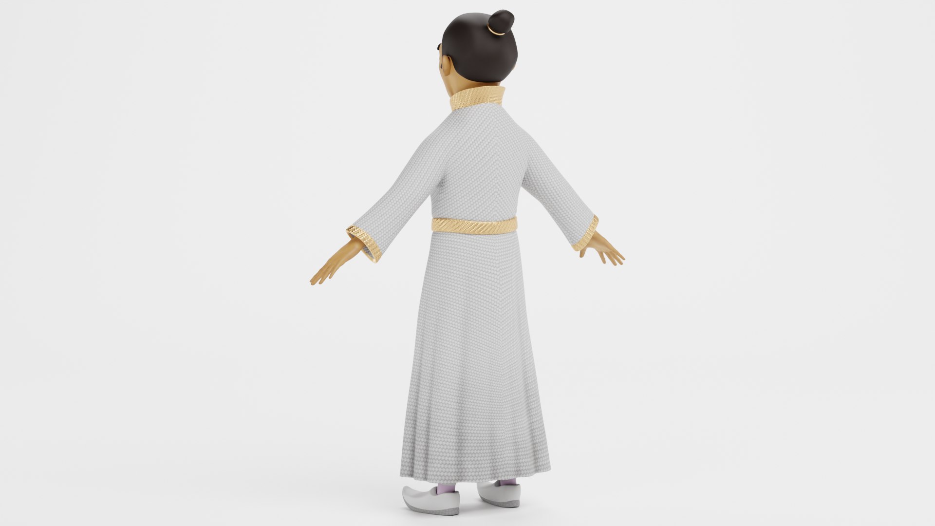 3D Cartoon Warrior - TurboSquid 2335054
