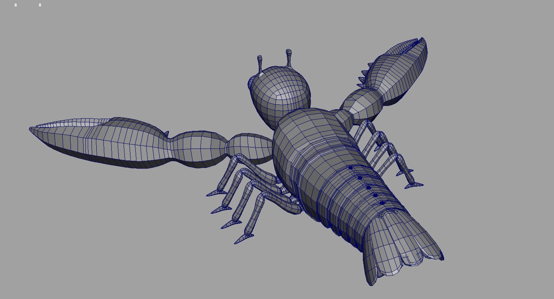 3D Lobster Cartoon - TurboSquid 1539519