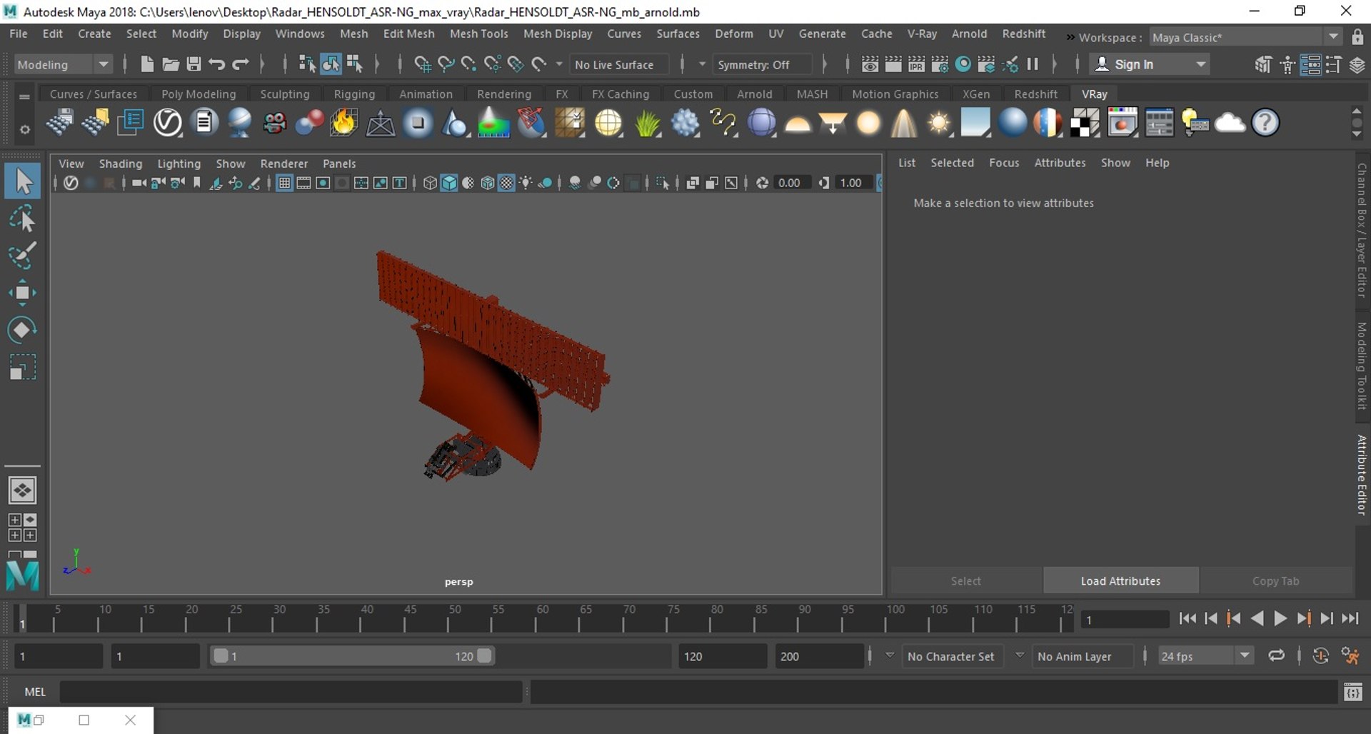 Radar HENSOLDT ASR-NG 3D Model - TurboSquid 2282368