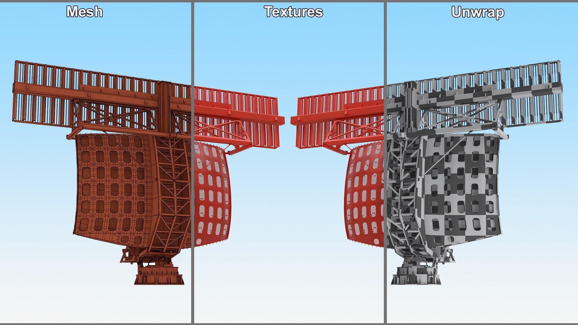 Radar HENSOLDT ASR-NG 3D Model - TurboSquid 2282368