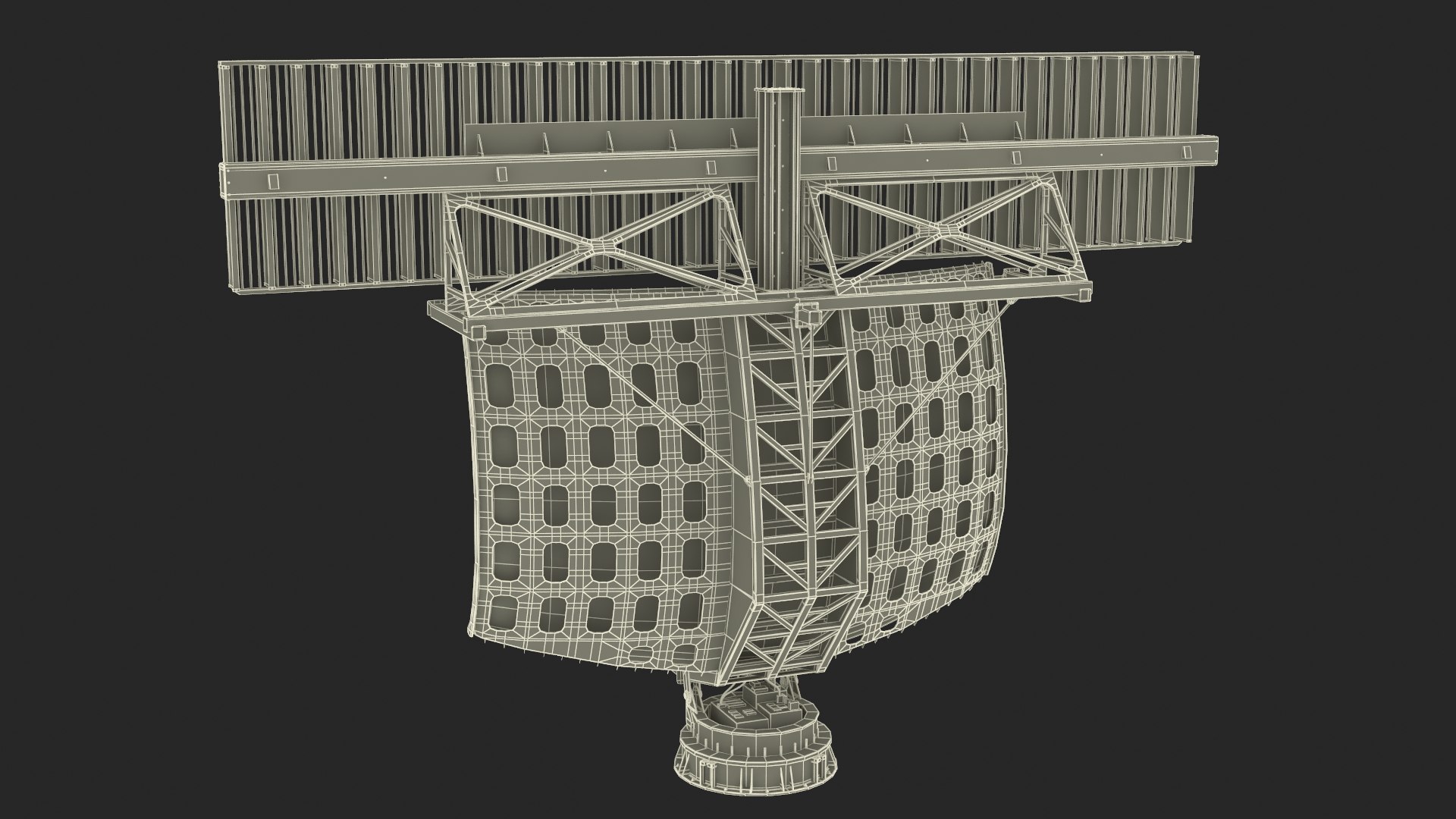 Radar HENSOLDT ASR-NG 3D Model - TurboSquid 2282368