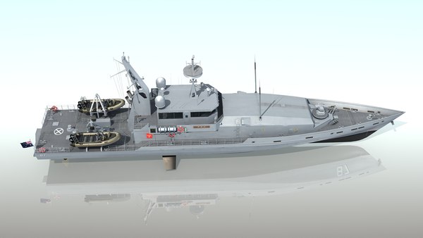 modelo 3d HMAS Pirie P87 Royal Australian Navy Patrol Boat - TurboSquid ...