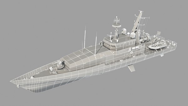 modelo 3d HMAS Pirie P87 Royal Australian Navy Patrol Boat - TurboSquid ...