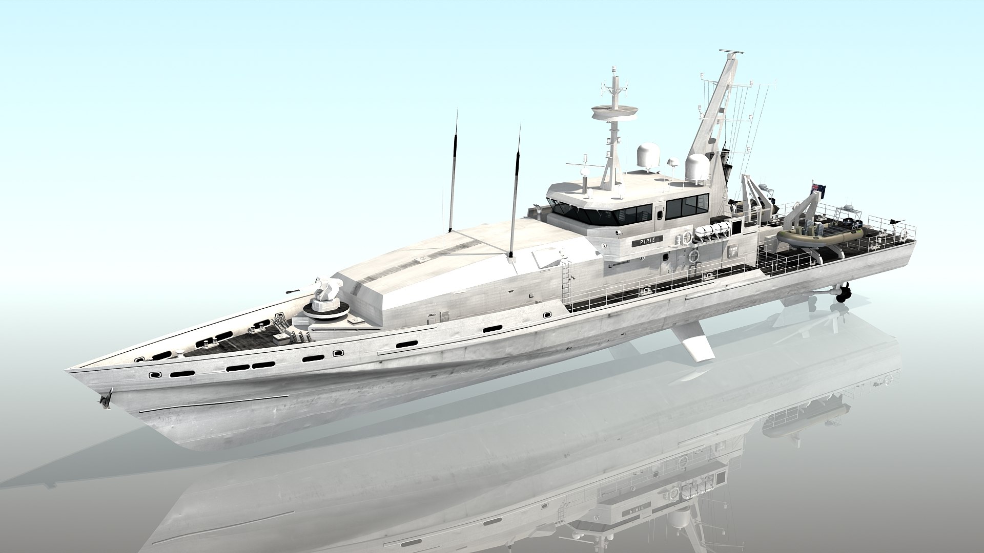 3D HMAS Pirie P87 Royal Australian Navy Patrol Boat - TurboSquid 1904911