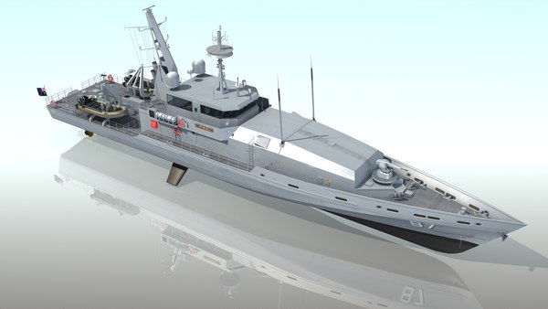 modelo 3d HMAS Pirie P87 Royal Australian Navy Patrol Boat - TurboSquid ...
