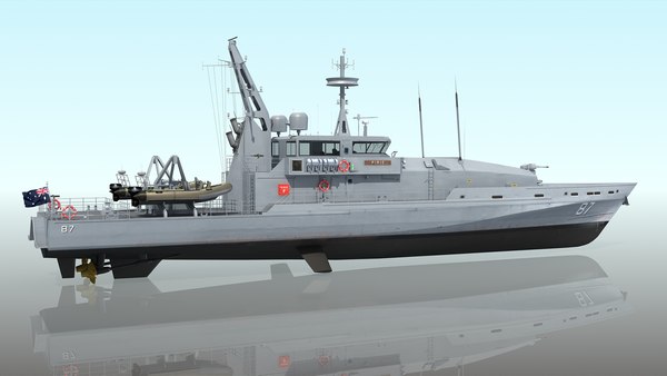 modelo 3d HMAS Pirie P87 Royal Australian Navy Patrol Boat - TurboSquid ...