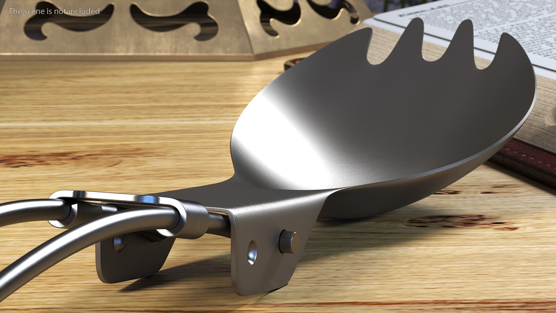Foldable Spork 3D - TurboSquid 1942328