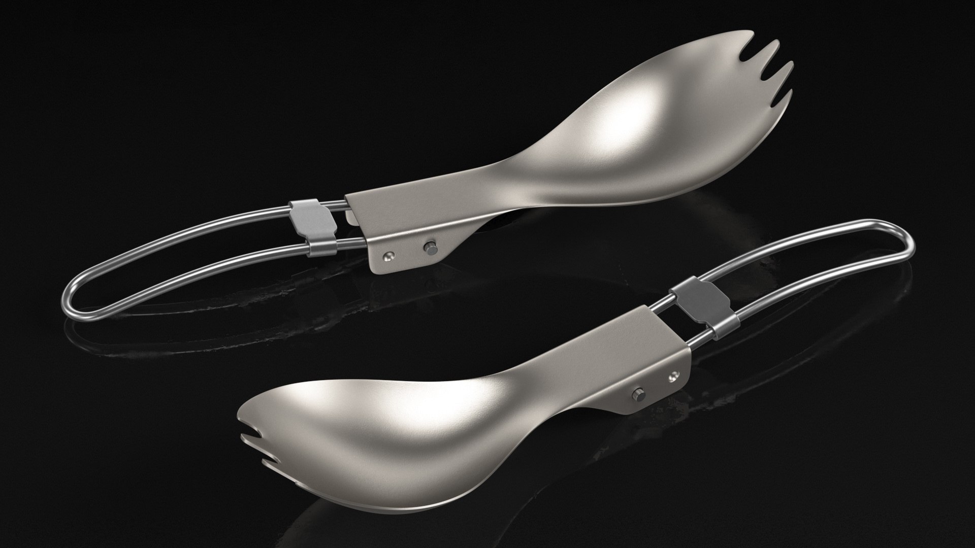Foldable Spork 3D - TurboSquid 1942328