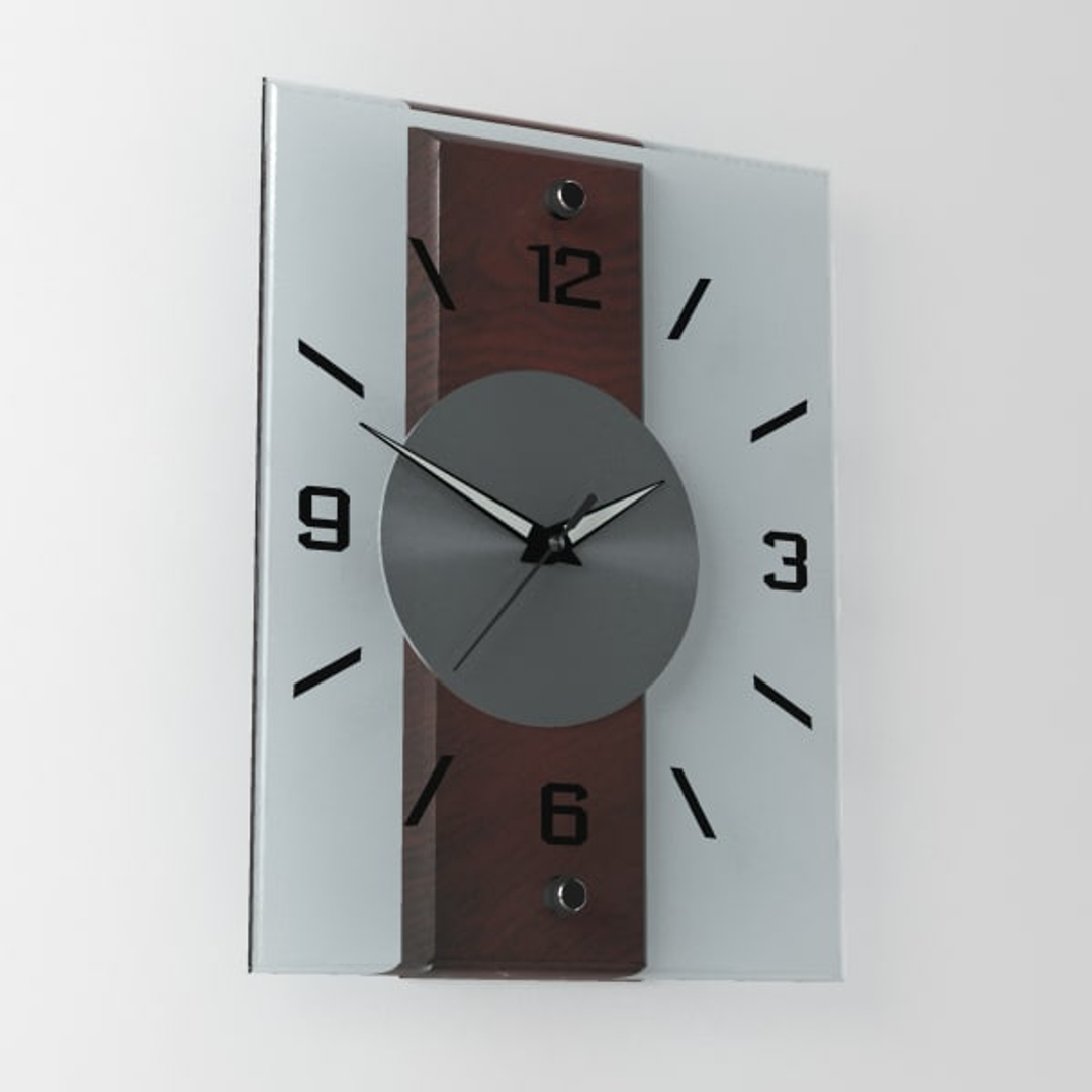 Modern Wall Clock 3d Model