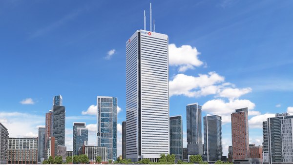 3D model First Canadian Place V2 lowpoly - TurboSquid 1781880