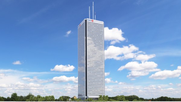 3D model First Canadian Place V2 lowpoly - TurboSquid 1781880