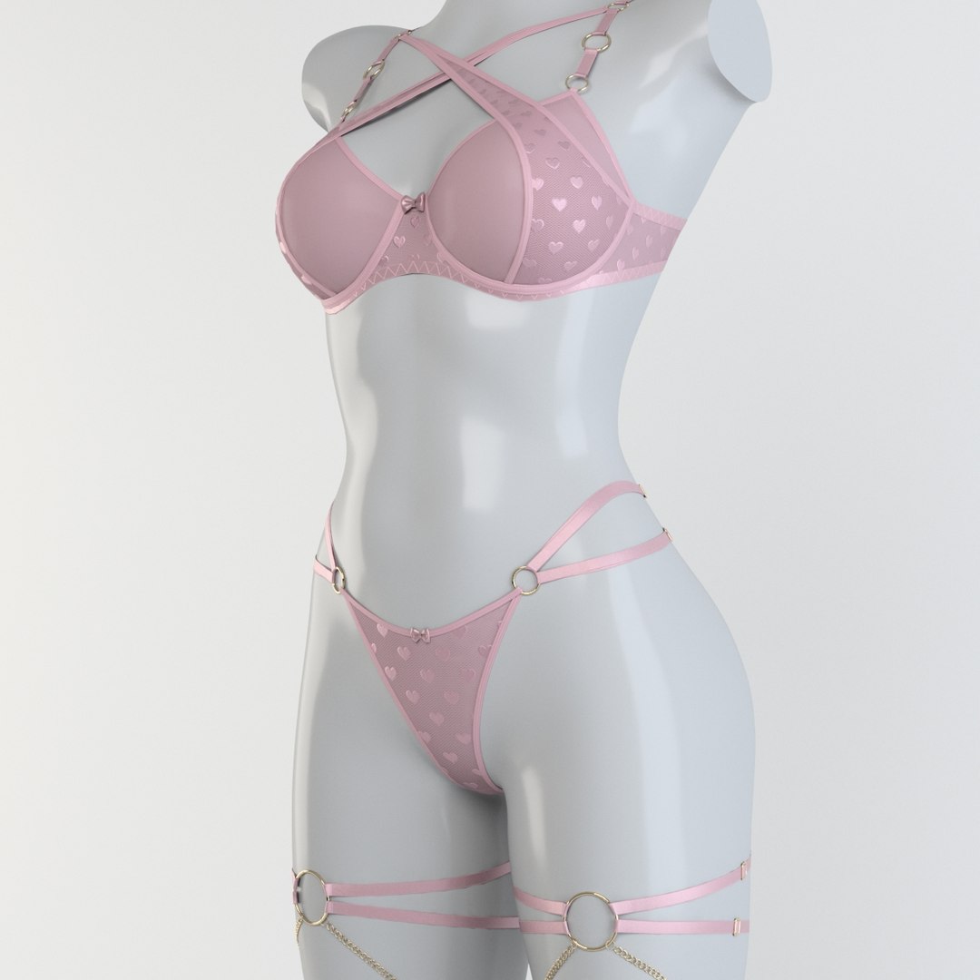 3d Lingerie 8 Turbosquid 2222660