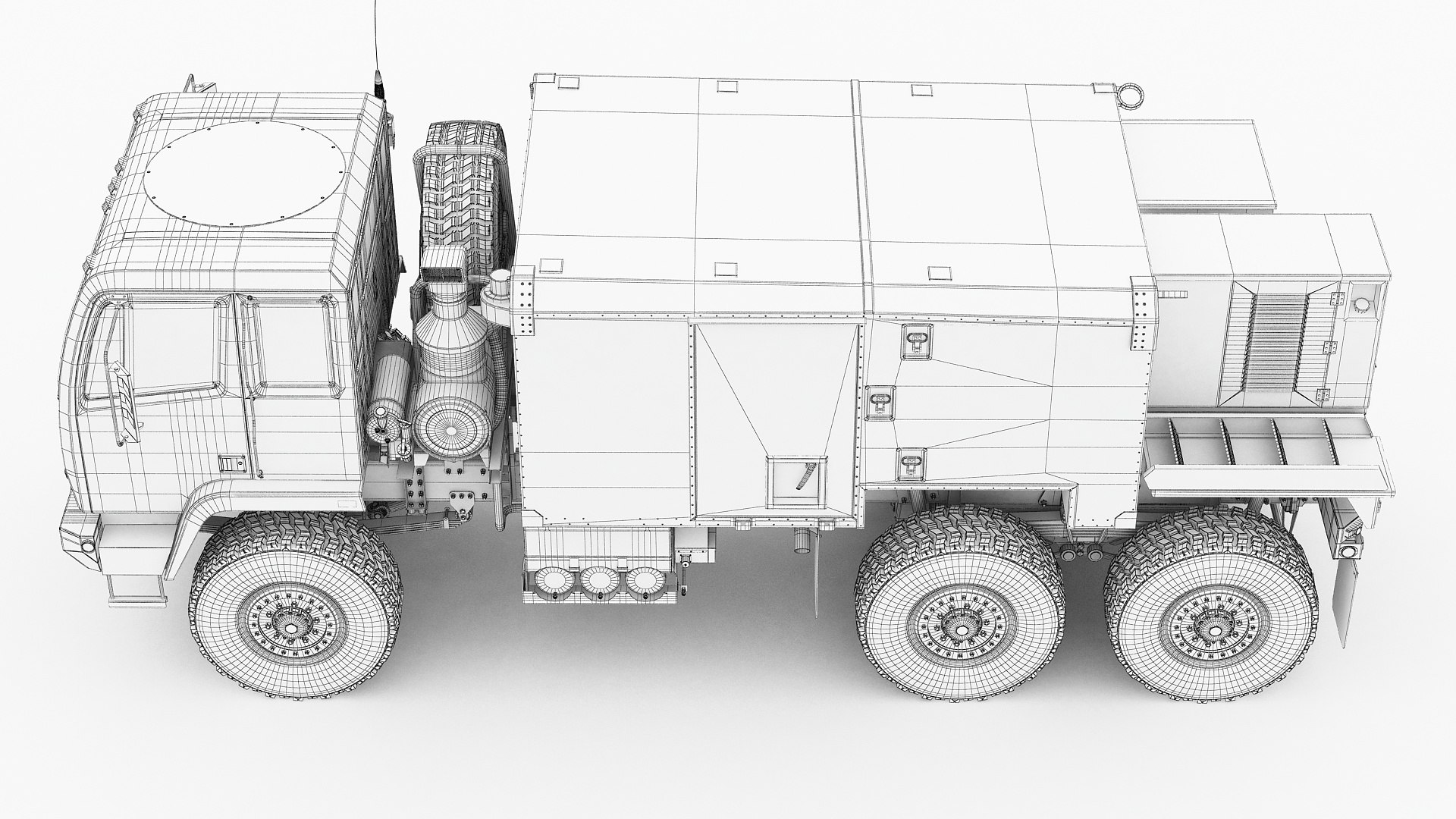 3D tpq-53 radar lockheed - TurboSquid 1529423