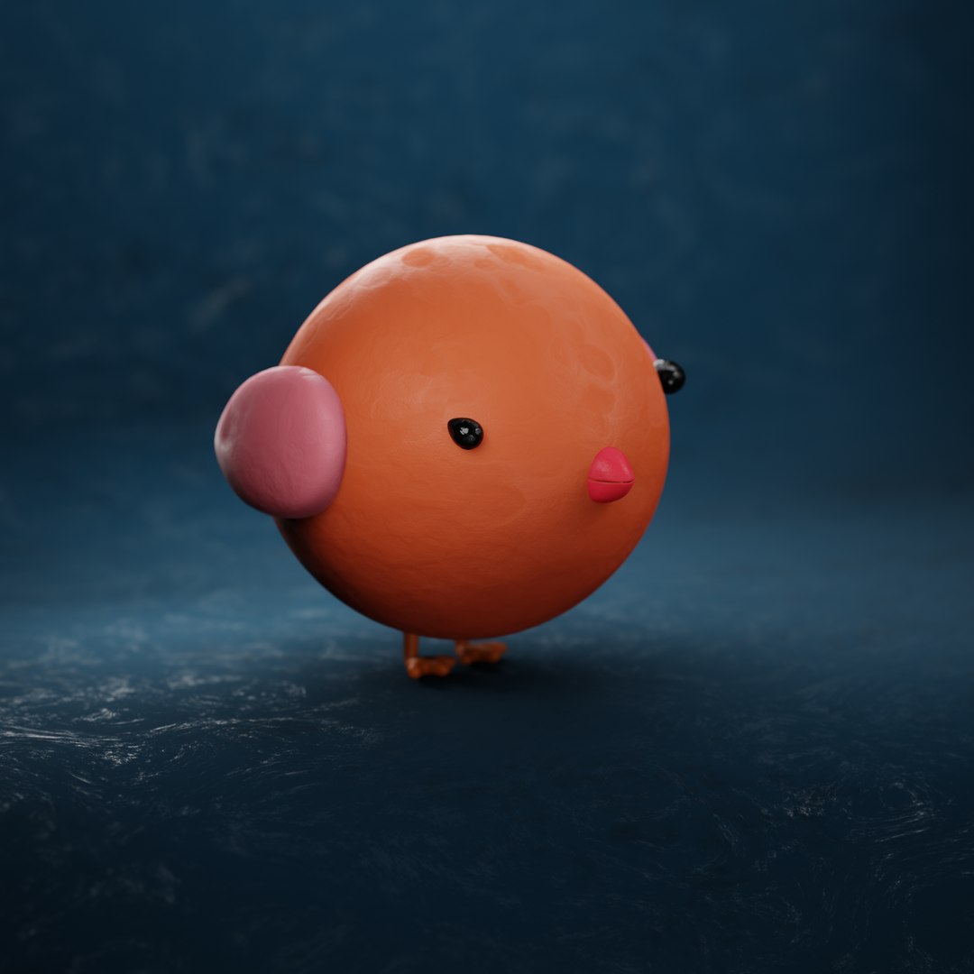 Clay Bird-1 3D model - TurboSquid 2093299
