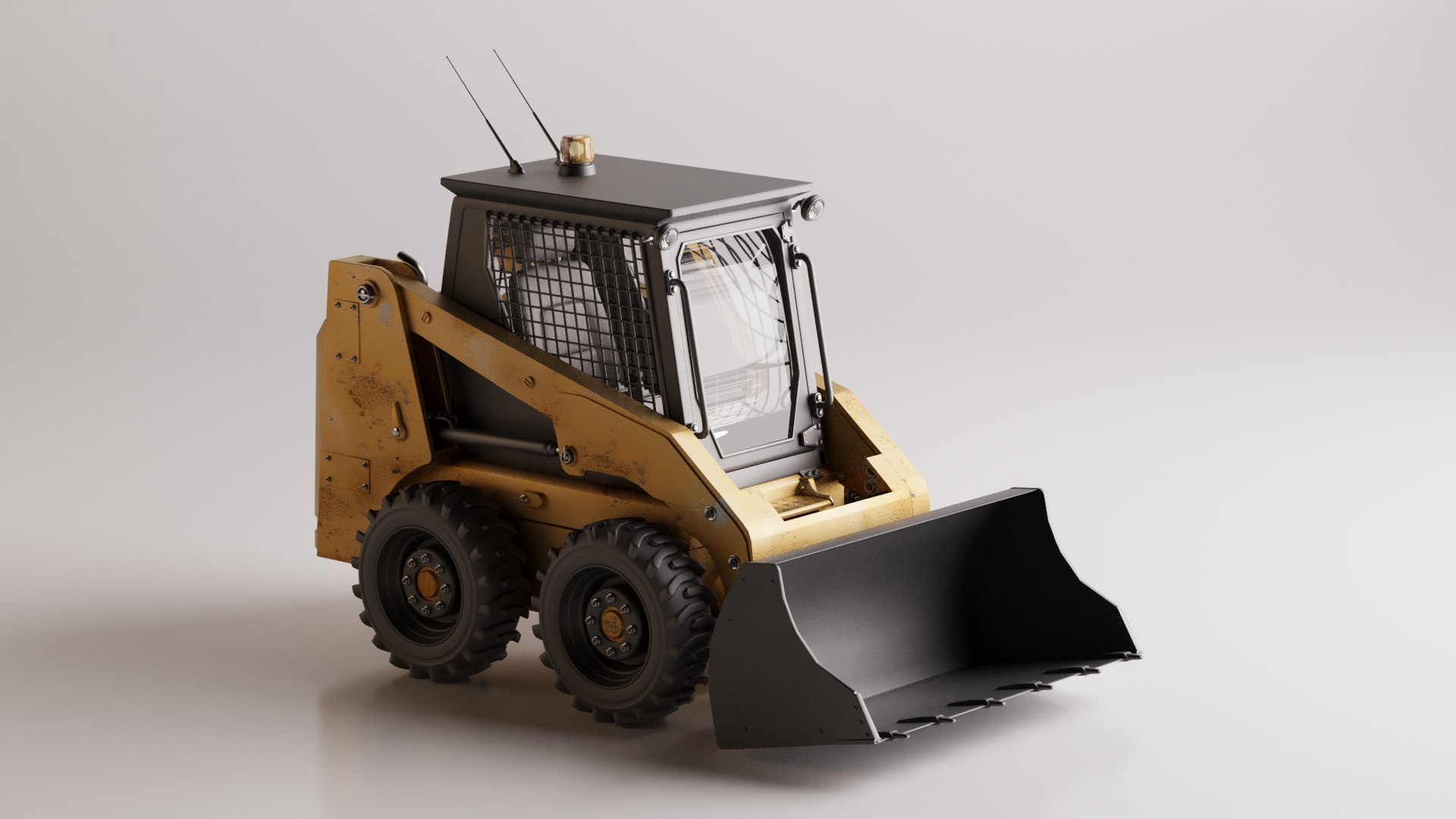 PhotoRealistic SkidSteer Loader High Quality By Terlan125 3D Model ...