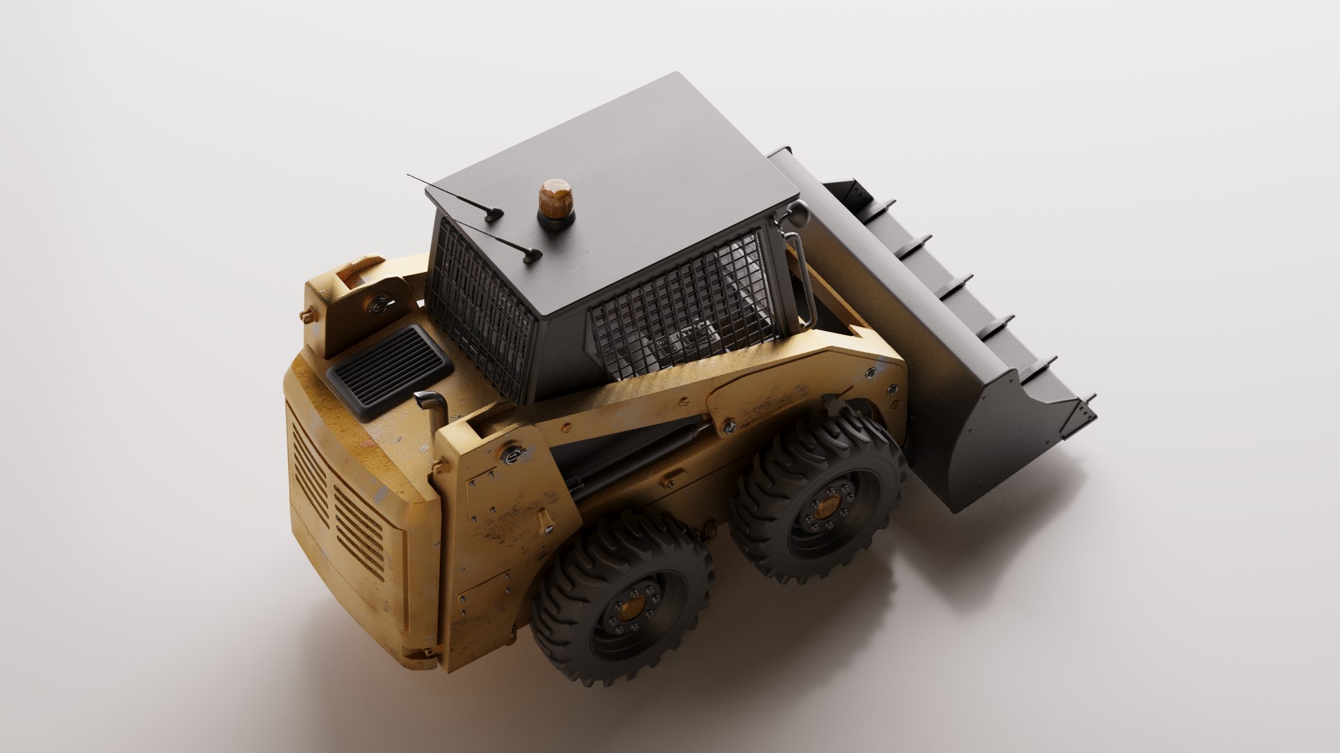 PhotoRealistic SkidSteer Loader High Quality By Terlan125 3D Model ...