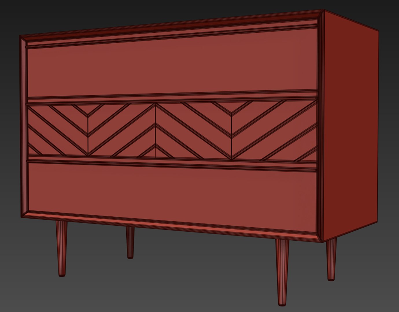 3D Model Dresser Tv Stand Toshi Atkin And Thyme - TurboSquid 2097686