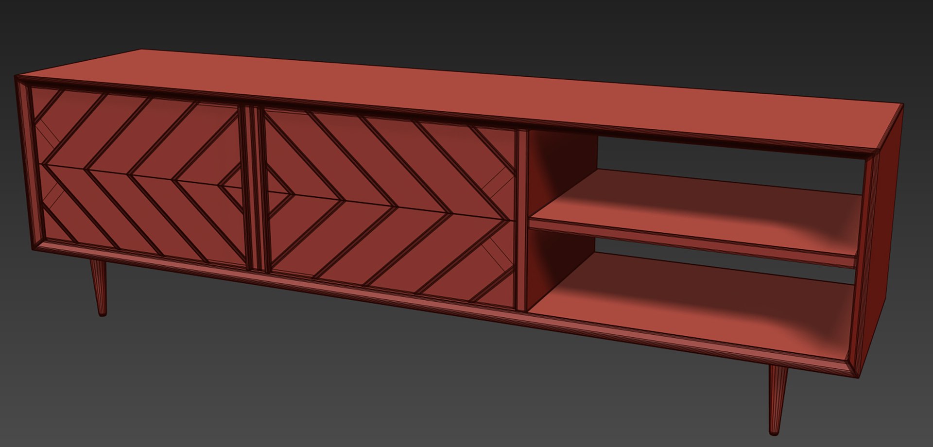 3D Model Dresser Tv Stand Toshi Atkin And Thyme - TurboSquid 2097686