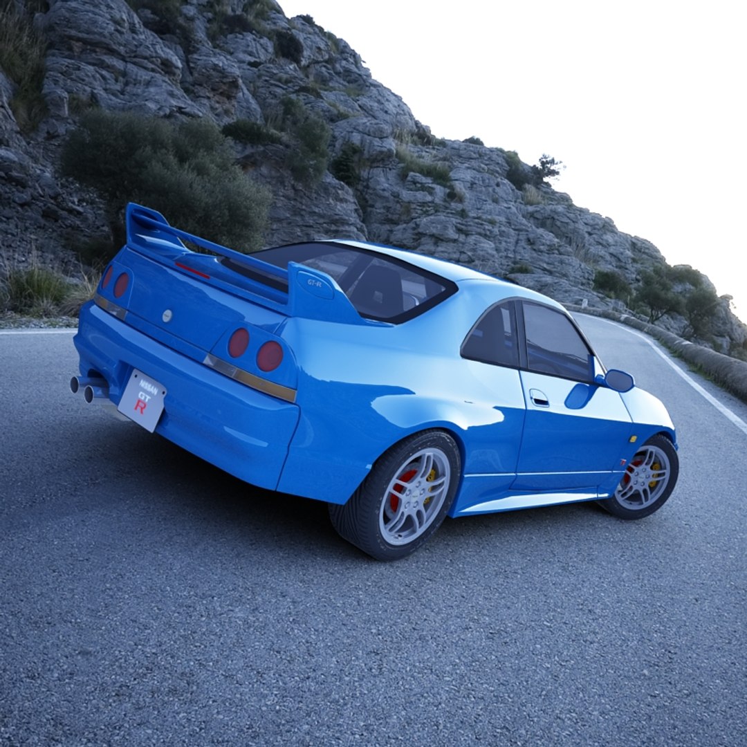 3d Model Of Nissan Gt- 33