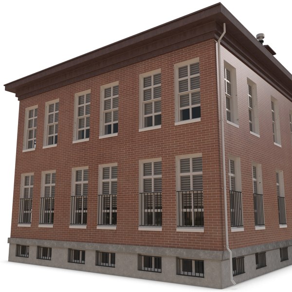 3d model police station building