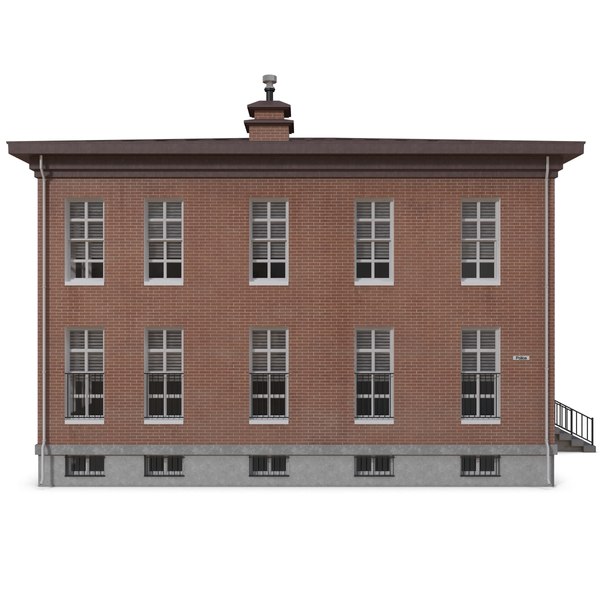 3d model police station building