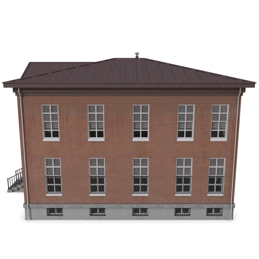 3d model police station building