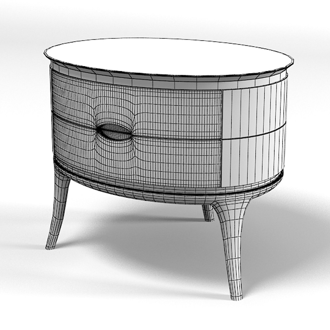 Ceccotti Night Stand 3d Model
