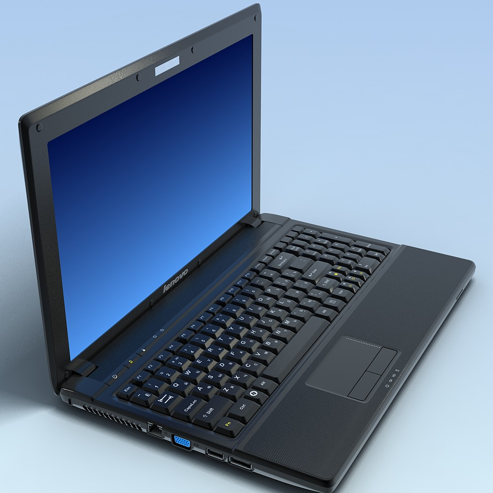 3d model notebook lenovo ideapad g565