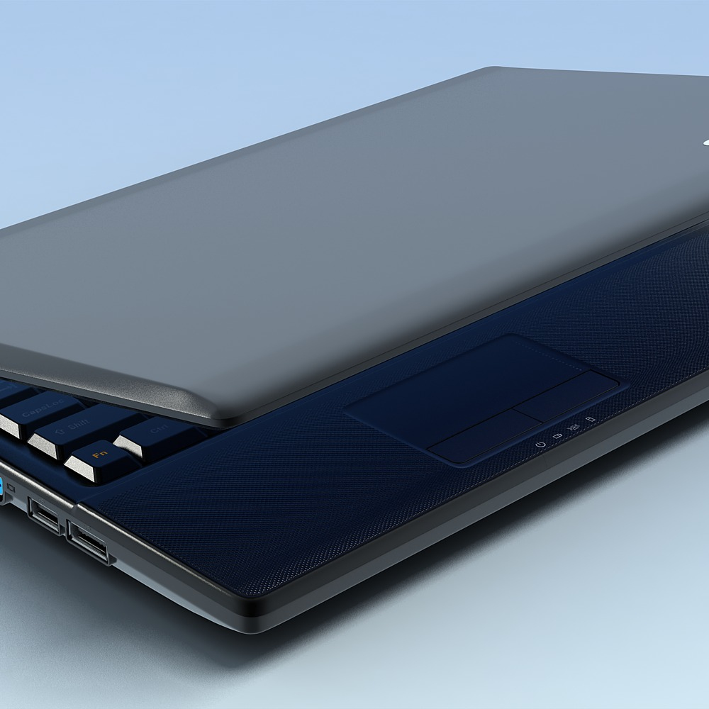 3d model notebook lenovo ideapad g565
