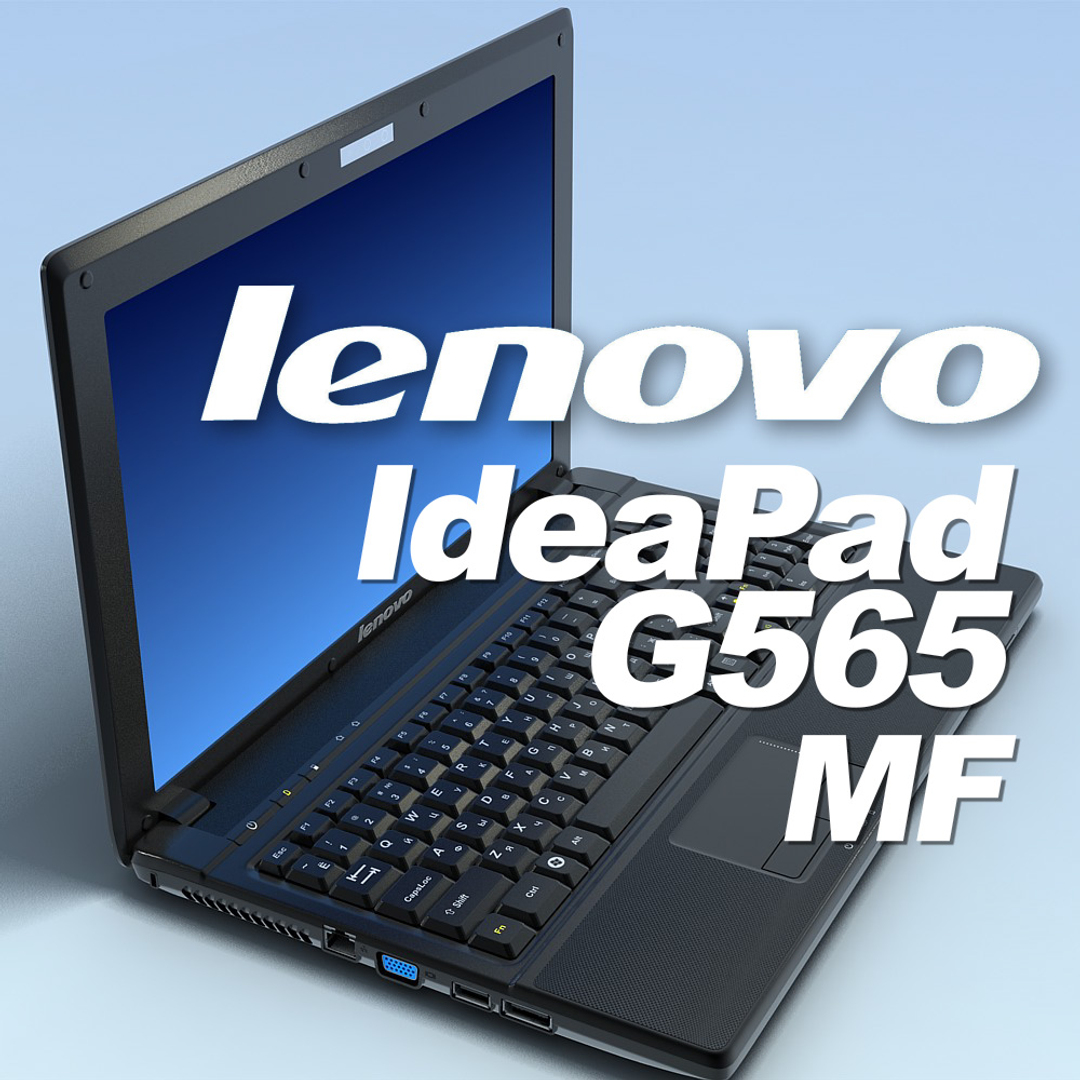 3d model notebook lenovo ideapad g565