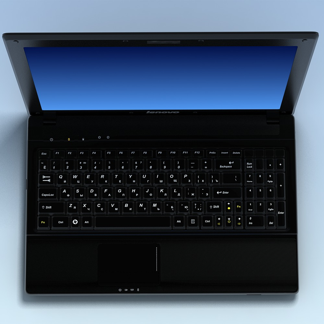3d model notebook lenovo ideapad g565