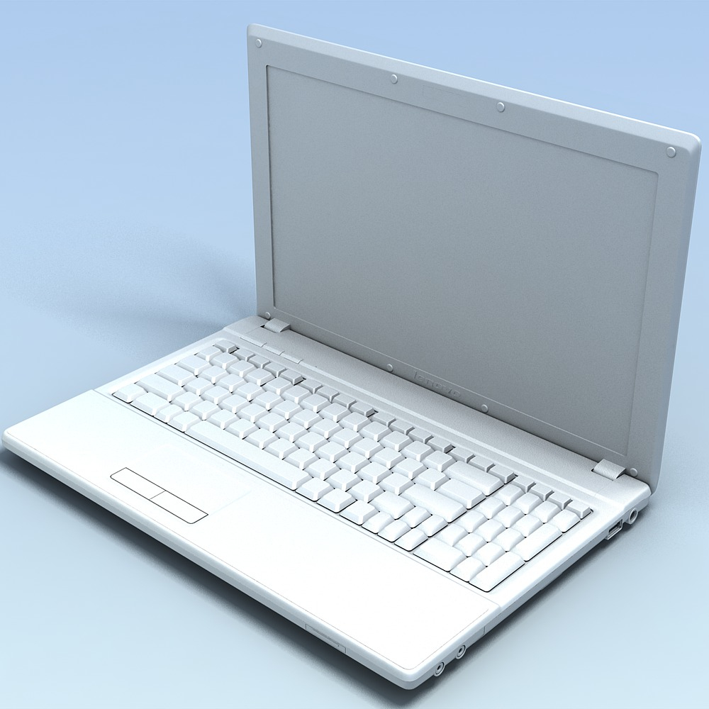 3d model notebook lenovo ideapad g565