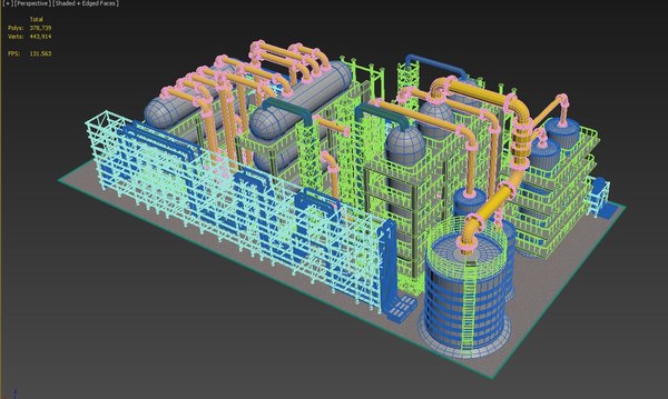 3D Industrial set-01 model - TurboSquid 1947832