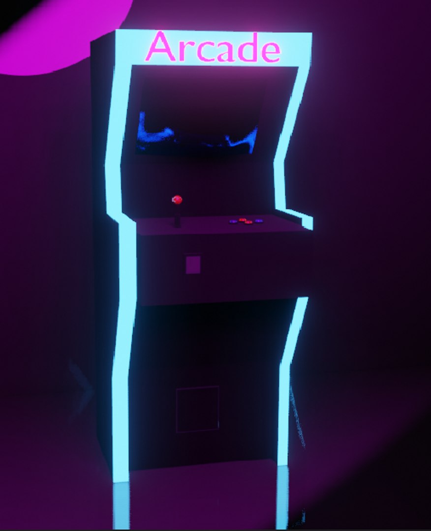 3D Arcade Machine Model - TurboSquid 1614920