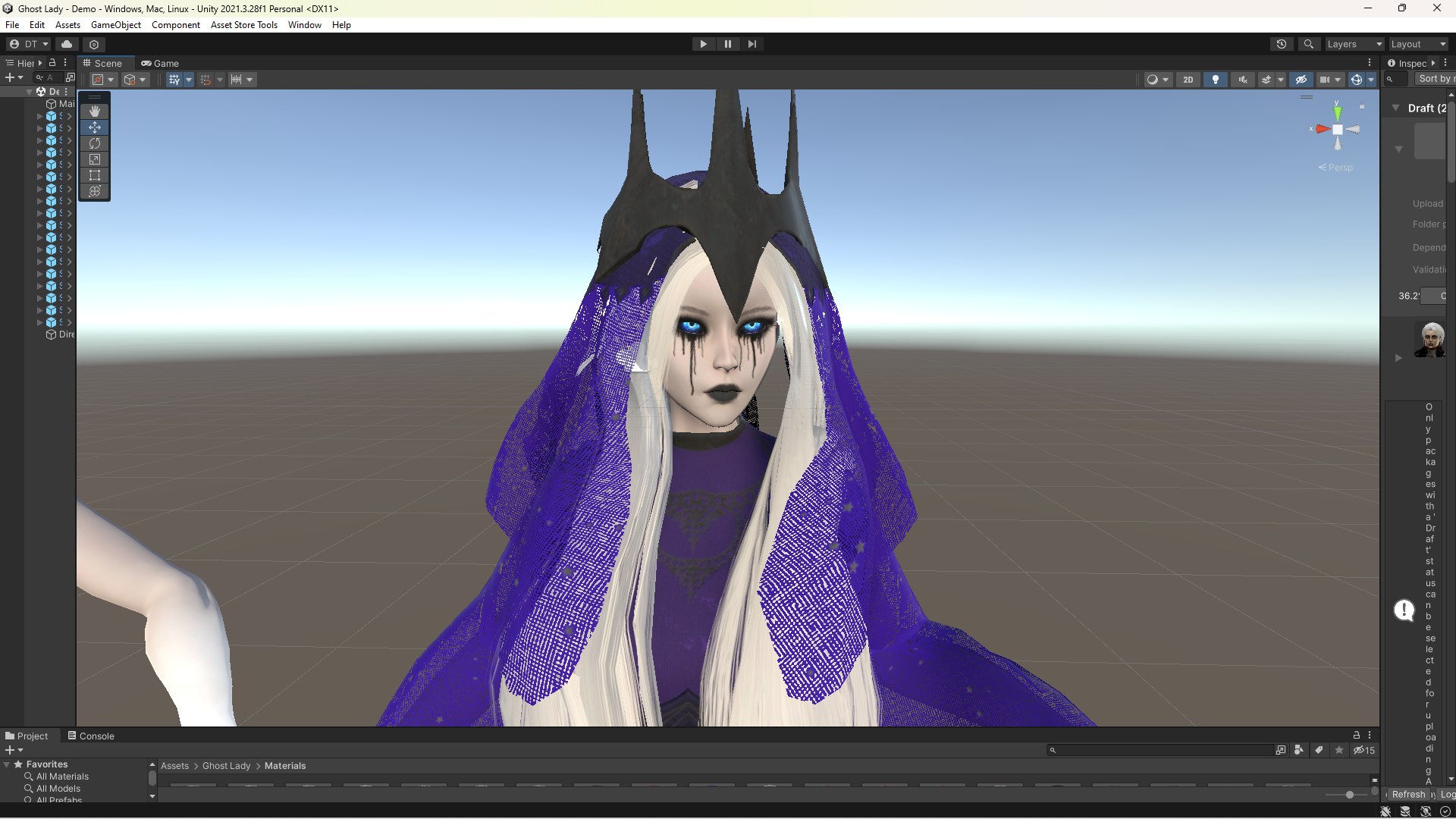 Ghost Lady 3D Model - TurboSquid 2118723