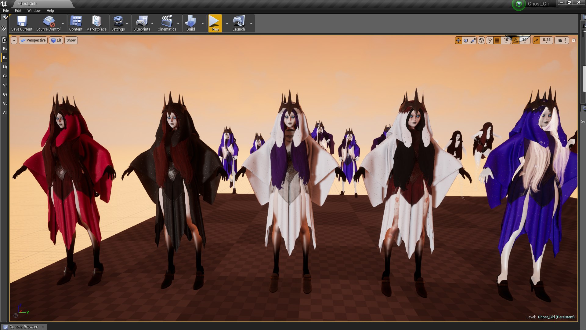 Ghost Lady 3D Model - TurboSquid 2118723