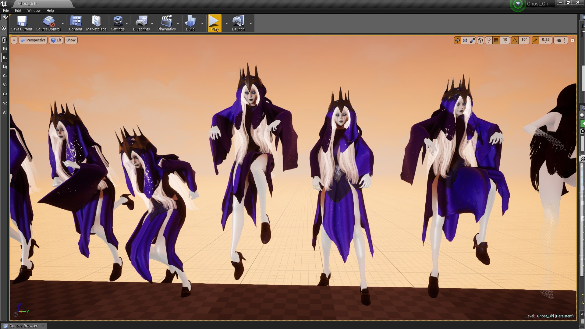 Ghost Lady 3D Model - TurboSquid 2118723