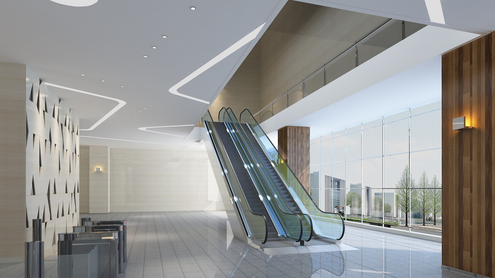 3D Modern Hall 16 - TurboSquid 2084855