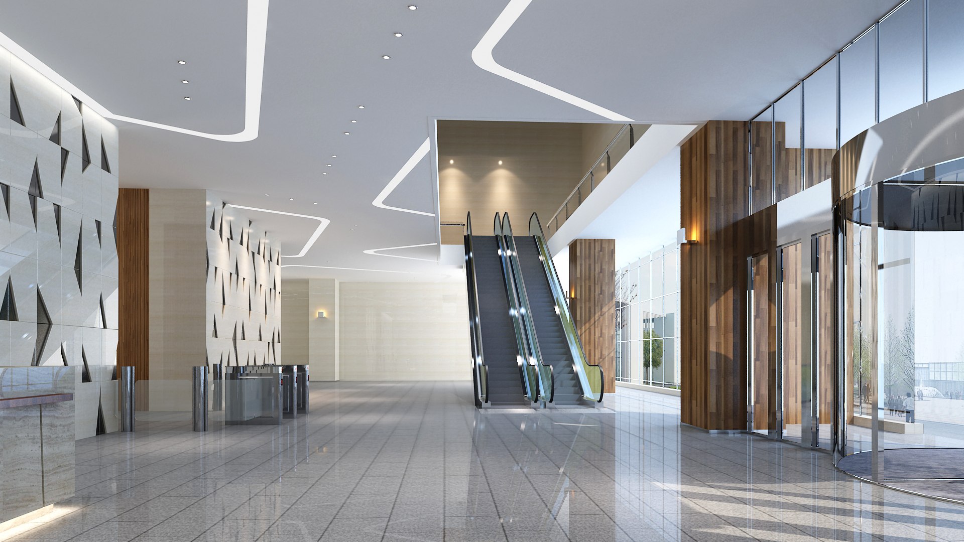 3D Modern Hall 16 - TurboSquid 2084855