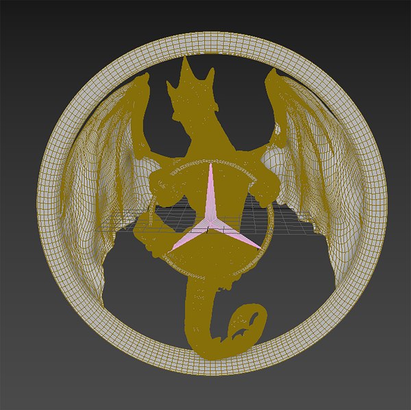 Dragon Mercedes 3d print 3D model - TurboSquid 2023605