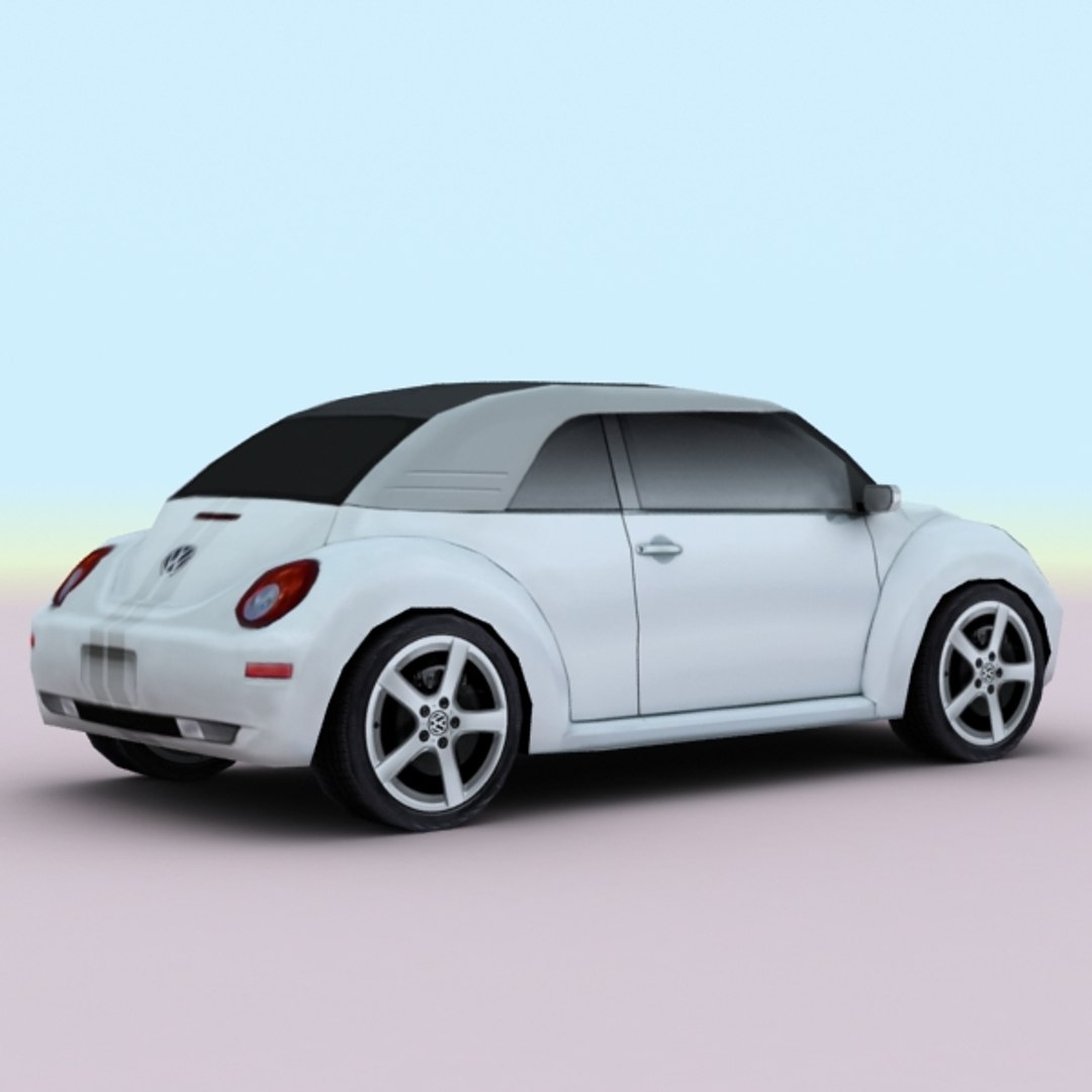 2005 new beetle ragster 3d max