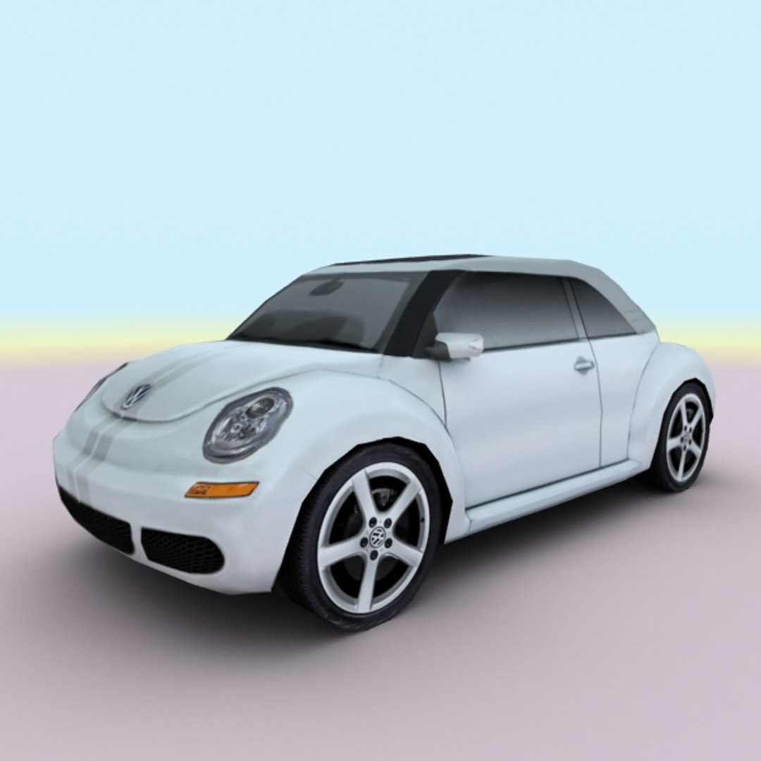 2005 new beetle ragster 3d max