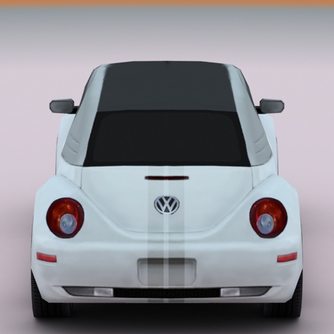 2005 new beetle ragster 3d max