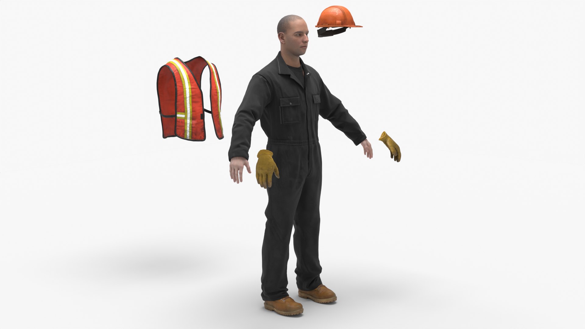 Construction Worker Model - TurboSquid 2229130