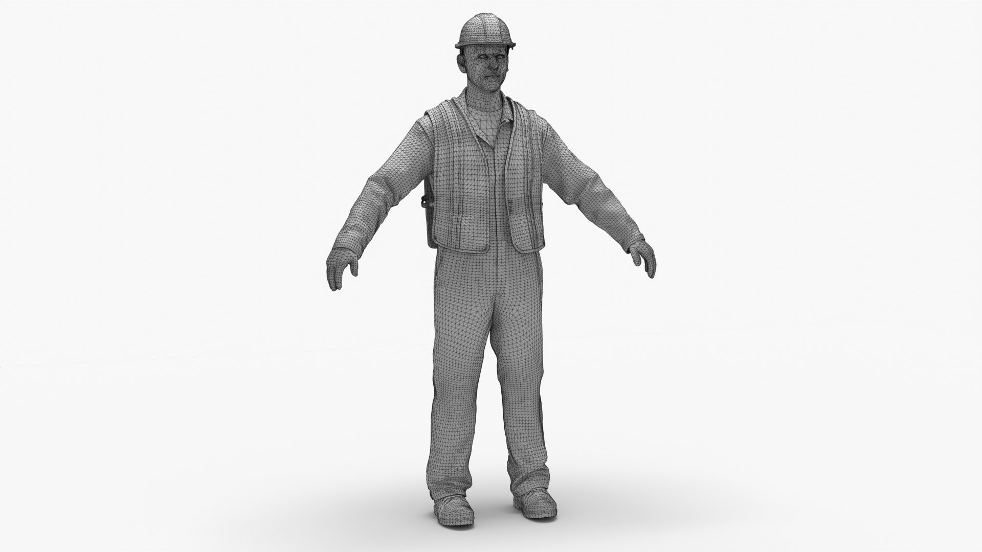 Construction Worker Model - TurboSquid 2229130