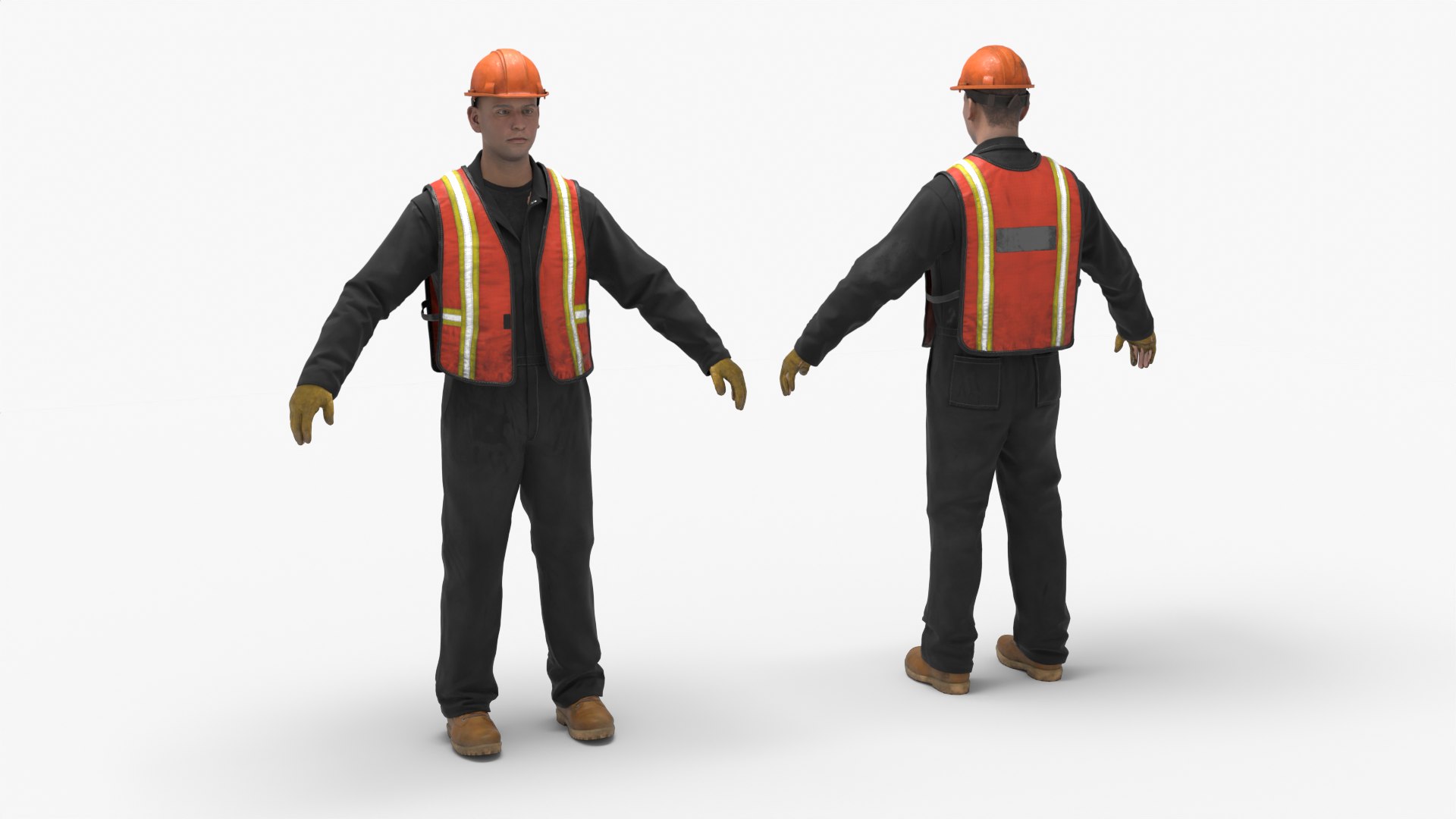 Construction Worker Model - TurboSquid 2229130