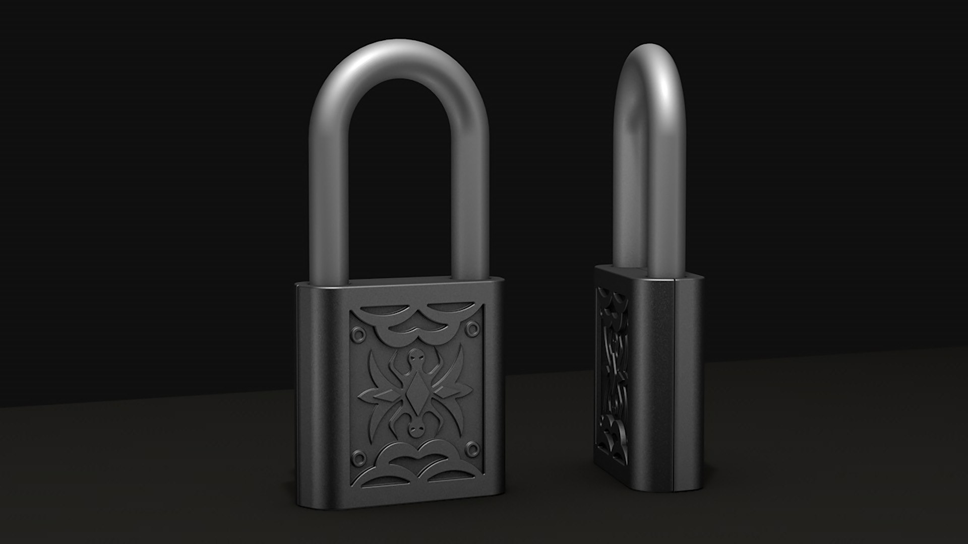 3D Model Small Locks With A Key - TurboSquid 2313216
