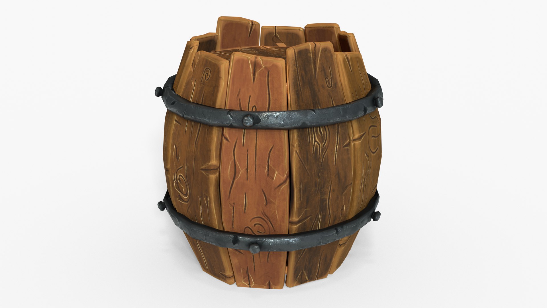 Barrel Stylized 3D Model - TurboSquid 1727111