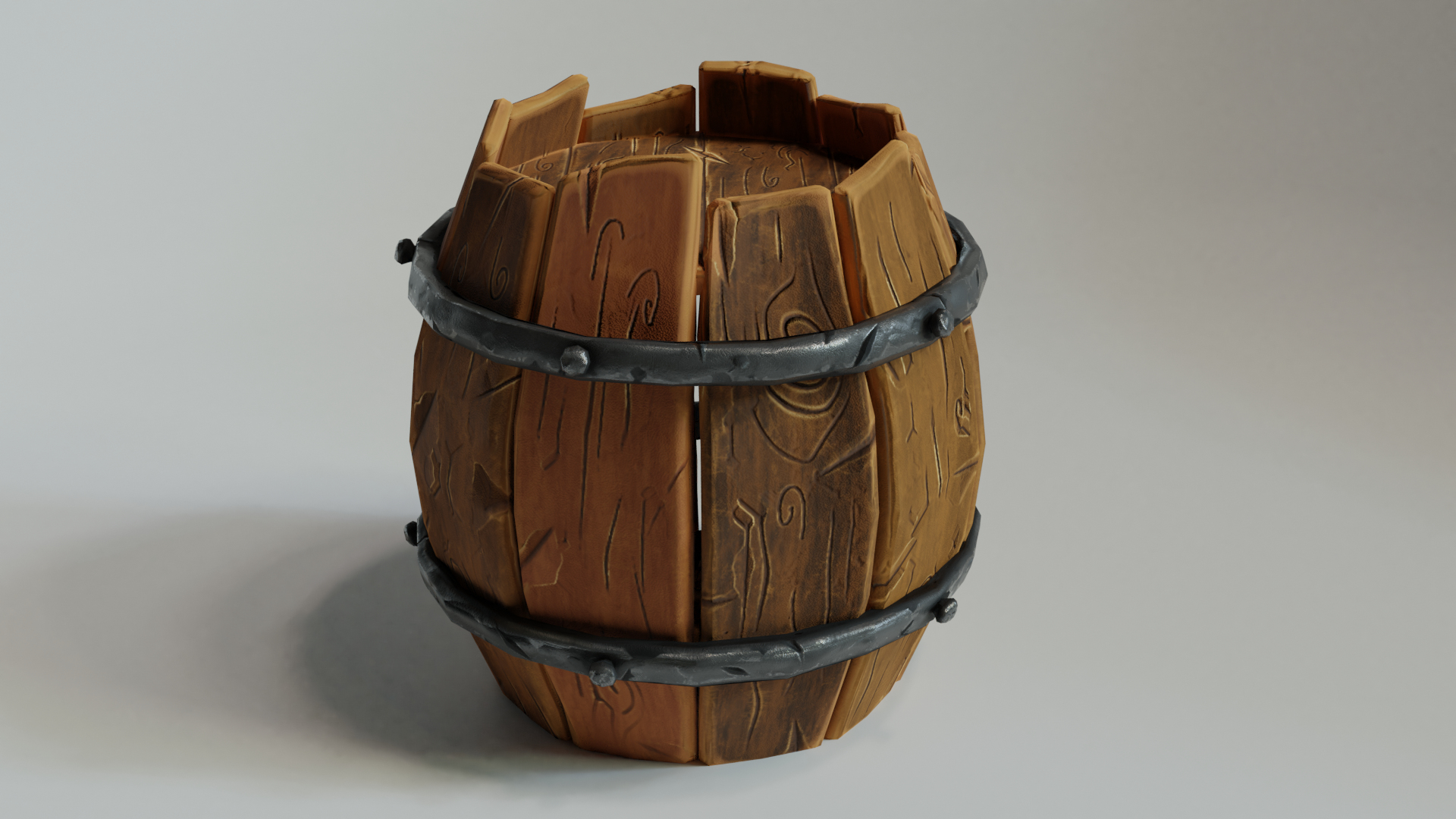 Barrel Stylized 3D Model - TurboSquid 1727111